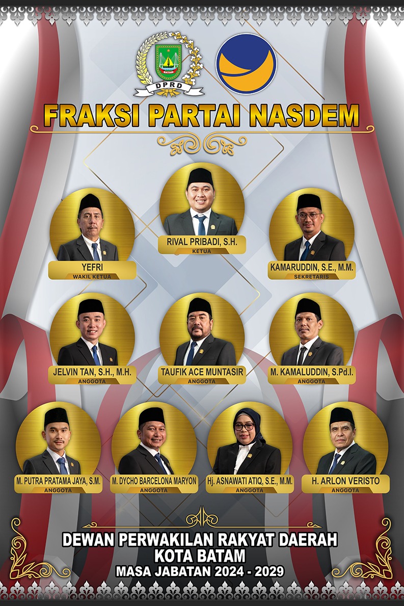 Fraksi Partai Nasdem - Sekretariat DPRD Kota Batam